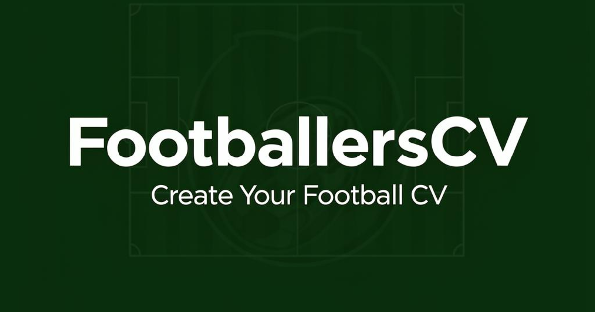 Football CV Example | What to Include | FootballersCV